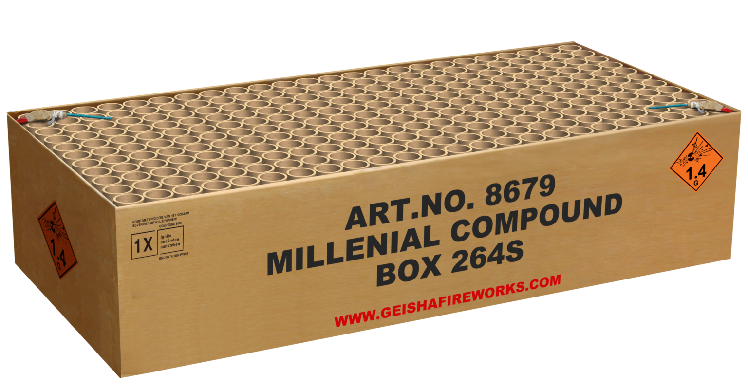 Millenial Compound Box 264sh - Vuurwerkcentrale